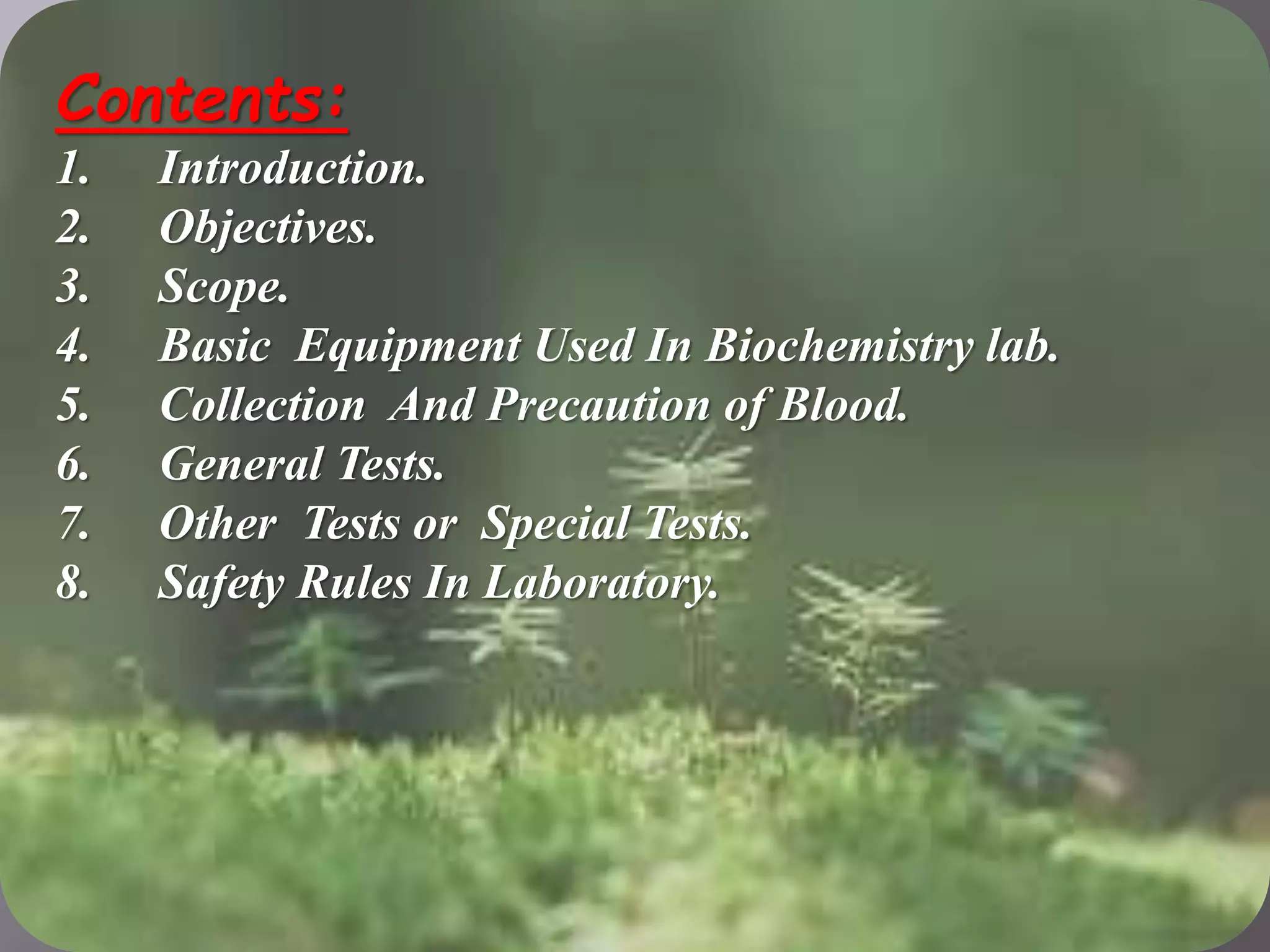 Clinical Biochemistry Laboratory | PPTX