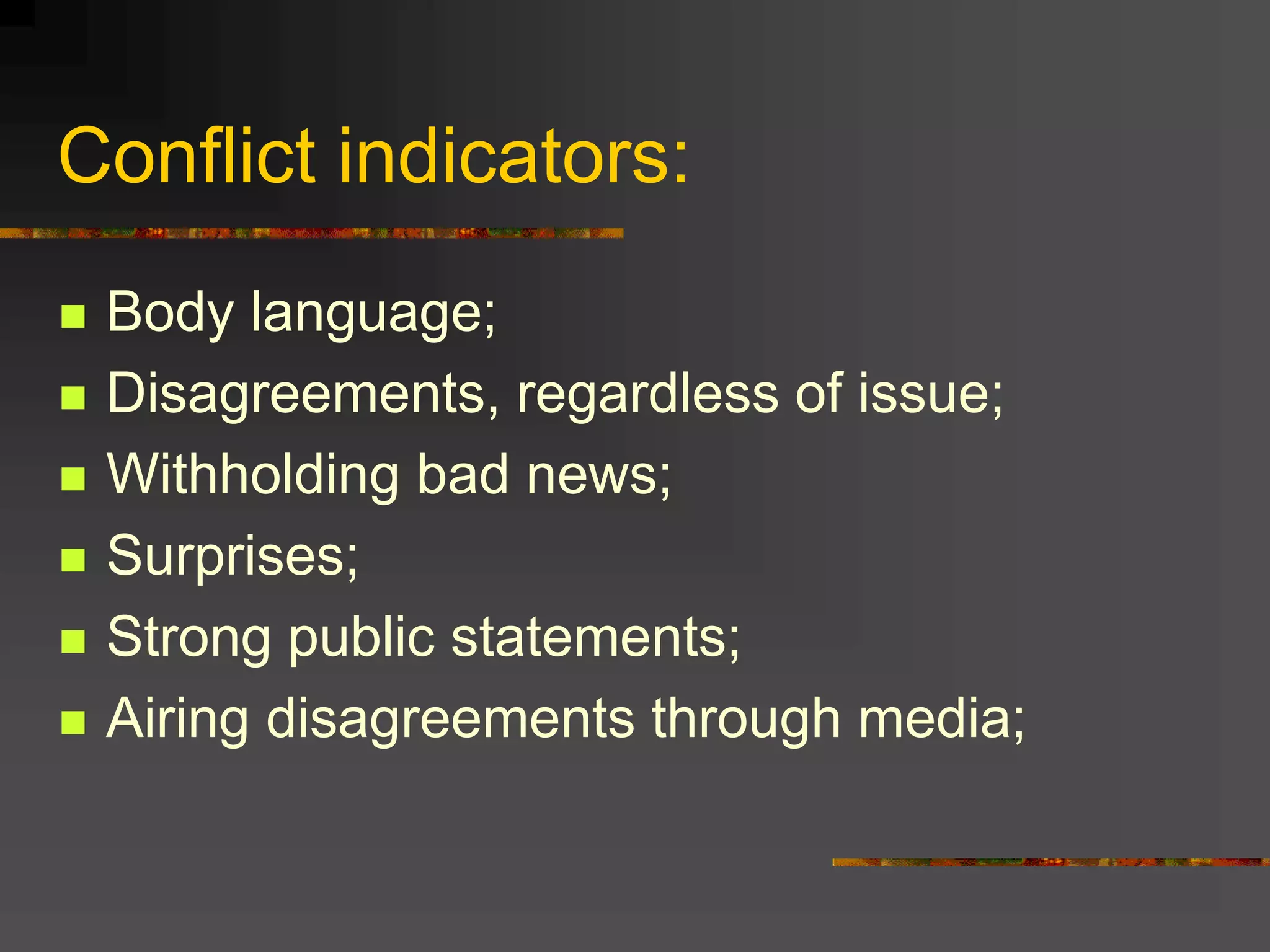 1. introduction to conflict | PPT