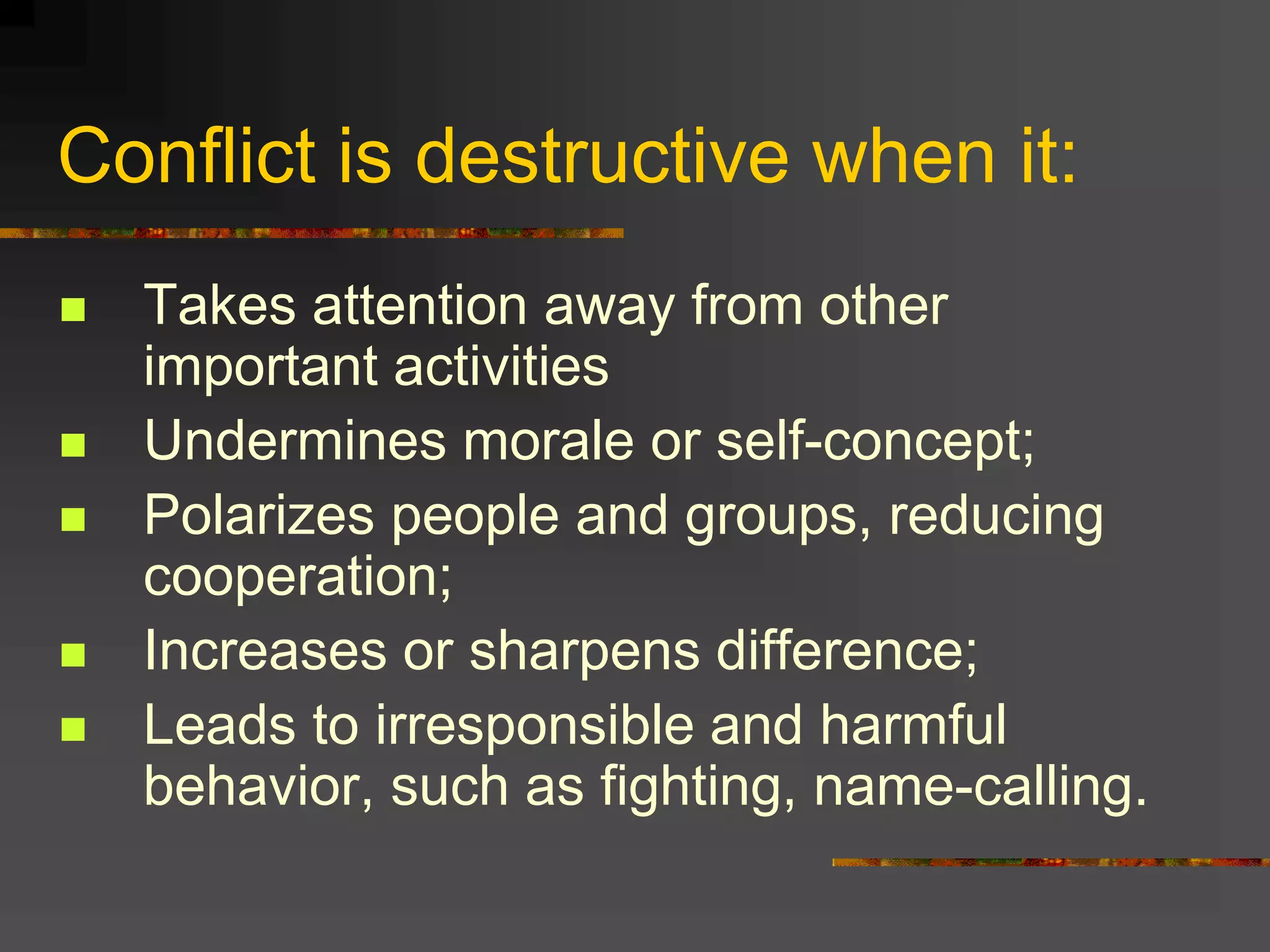 1. introduction to conflict | PPT