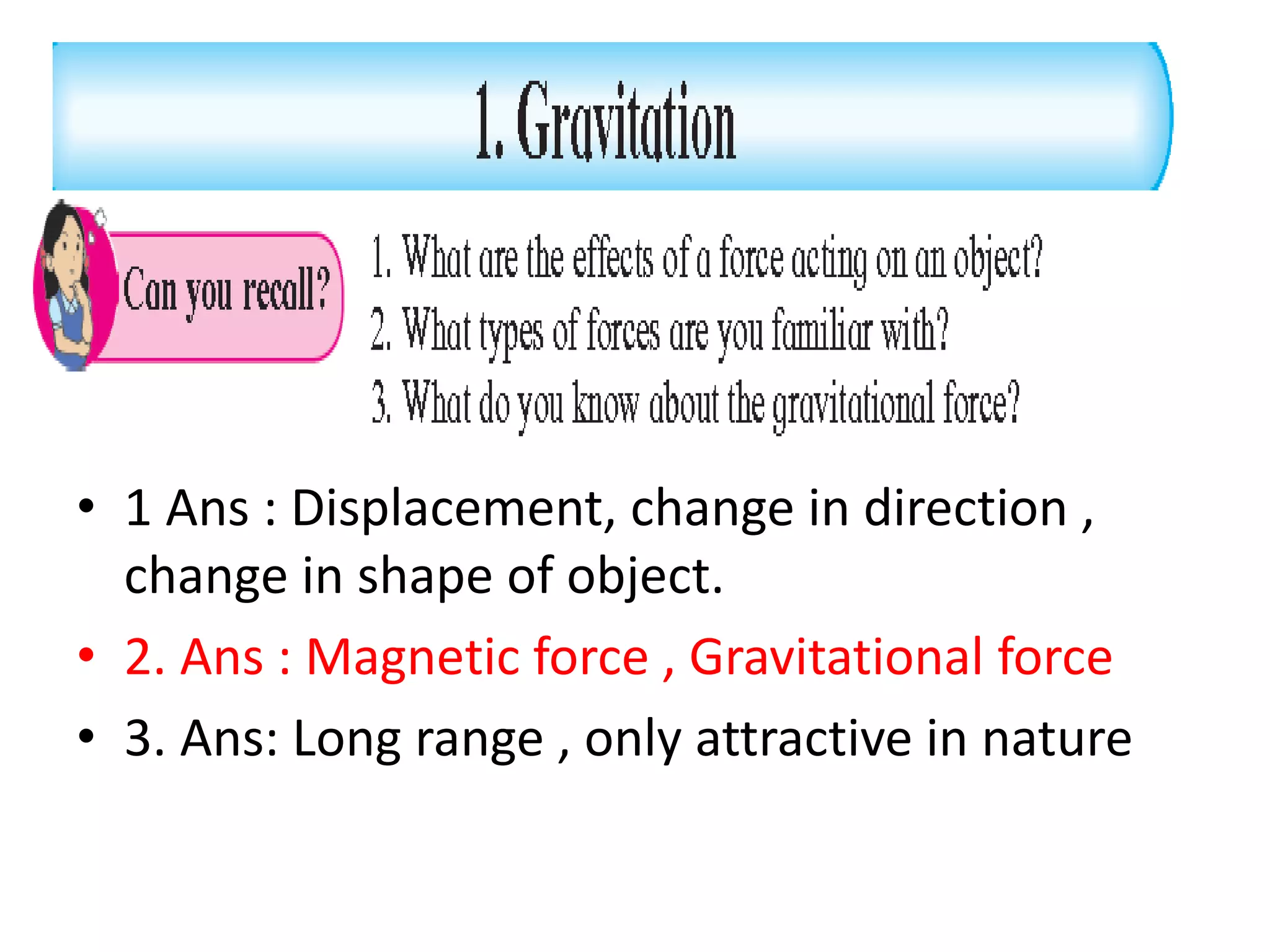 1. gravitation | PPT