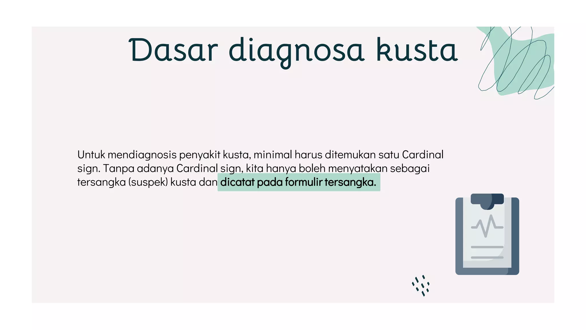 tata laksana diagnosa & klasifikasi kusta | PPTX