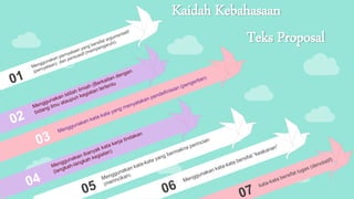 1. Materi Bahasa Indonesia Kelas XI (Proposal) | PPTX