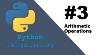 1. basics of python | PPT