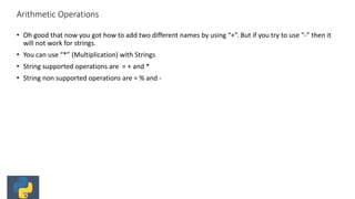 1. basics of python | PPT