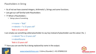 1. basics of python | PPT