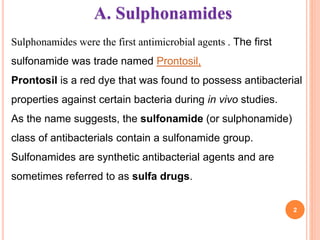 1.sulphonamide | PPT