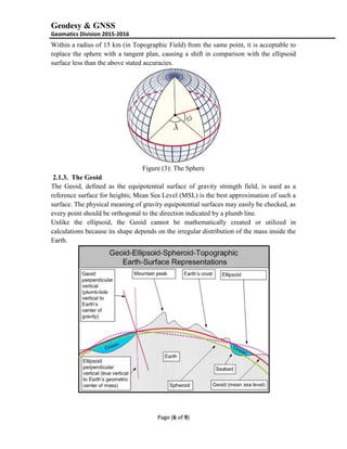 inroduction to geodesy | PDF
