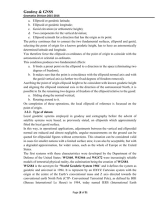 inroduction to geodesy | PDF