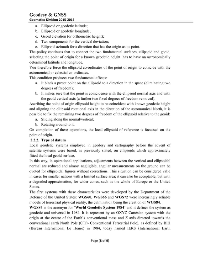 inroduction to geodesy | PDF | 3-D Graphics | Computer Software and Applications