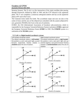 inroduction to geodesy | PDF