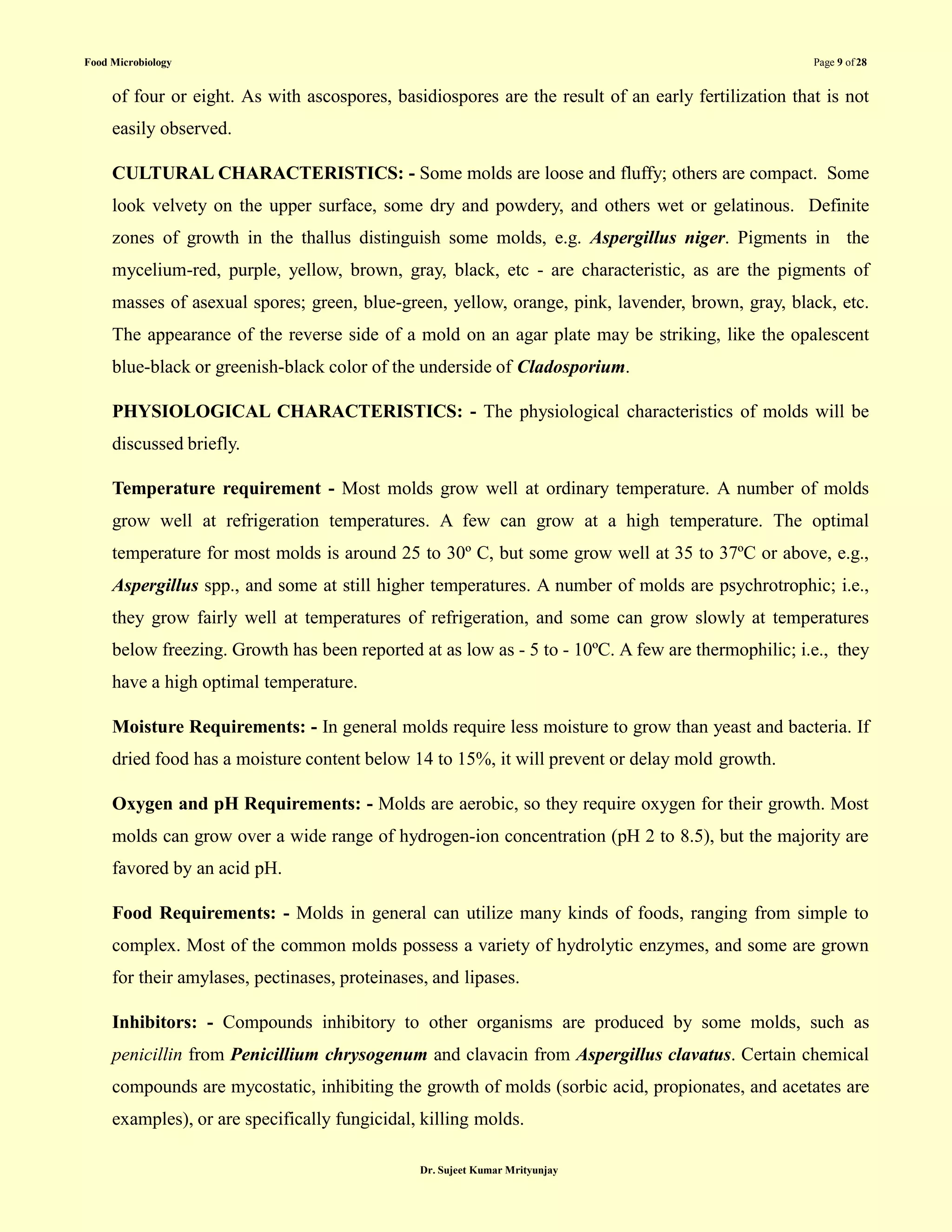 General characteristics, classification and identification of yeasts ...