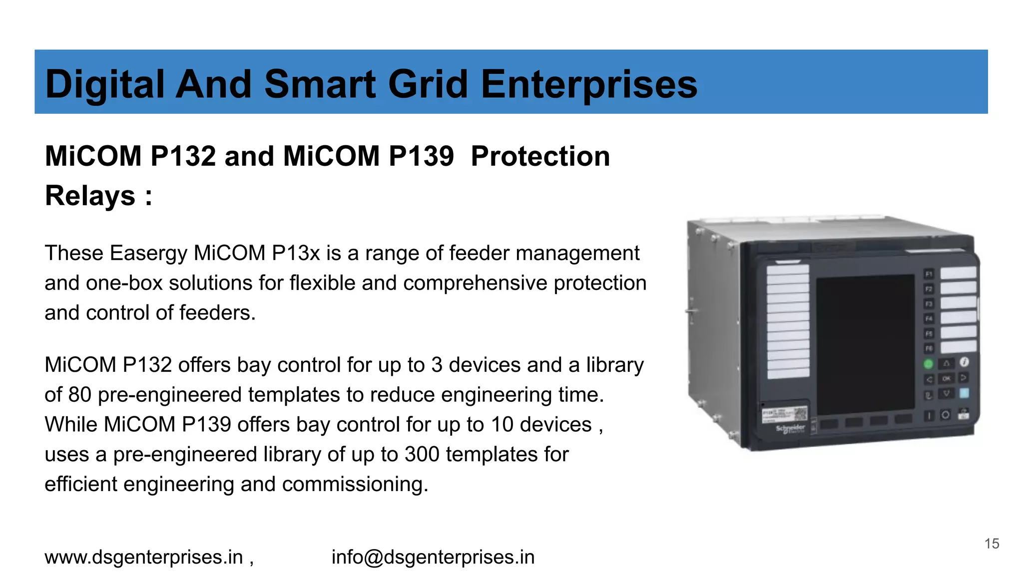 Schneider Micom Numerical relays | PDF