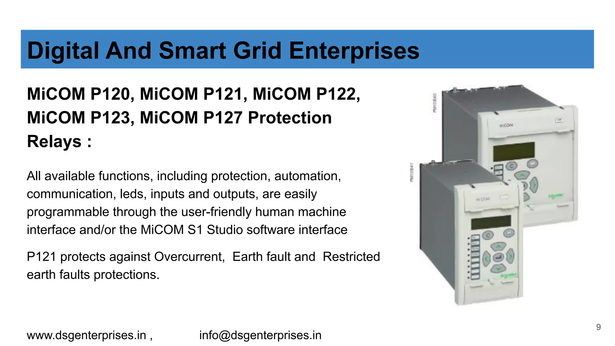 Schneider Micom Numerical relays | PDF