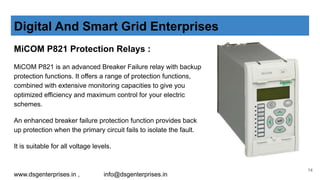 Schneider Micom Numerical relays | PDF