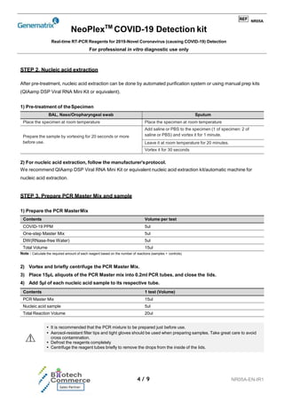 neoplex pcr test kit [genematrix] neo_plex covid-19 detection kit ...
