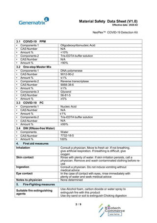neoplex pcr test kit [genematrix] msds_neo_plex covid-19 detection kit ...