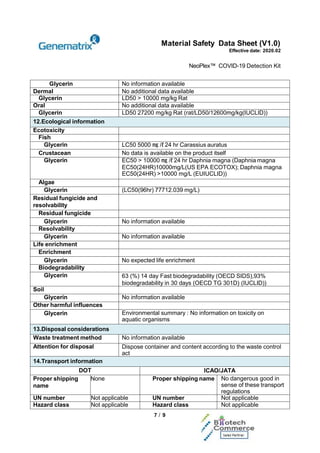 neoplex pcr test kit [genematrix] msds_neo_plex covid-19 detection kit ...