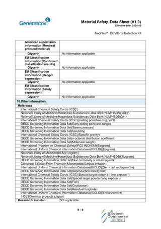 neoplex pcr test kit [genematrix] msds_neo_plex covid-19 detection kit ...