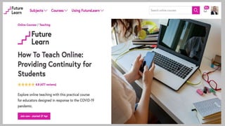 Covid-19: Digital Education - Leveraging New Learning Futures | PPT