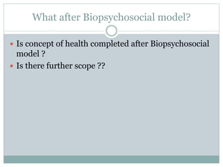 1. concept of health | PPTX