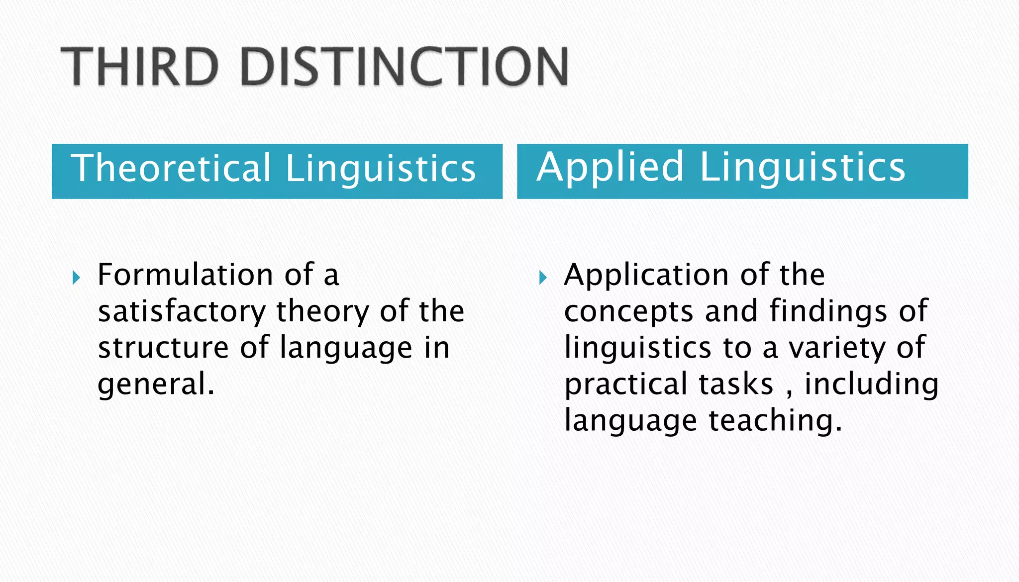 Linguistics and its classification | PPTX | Science