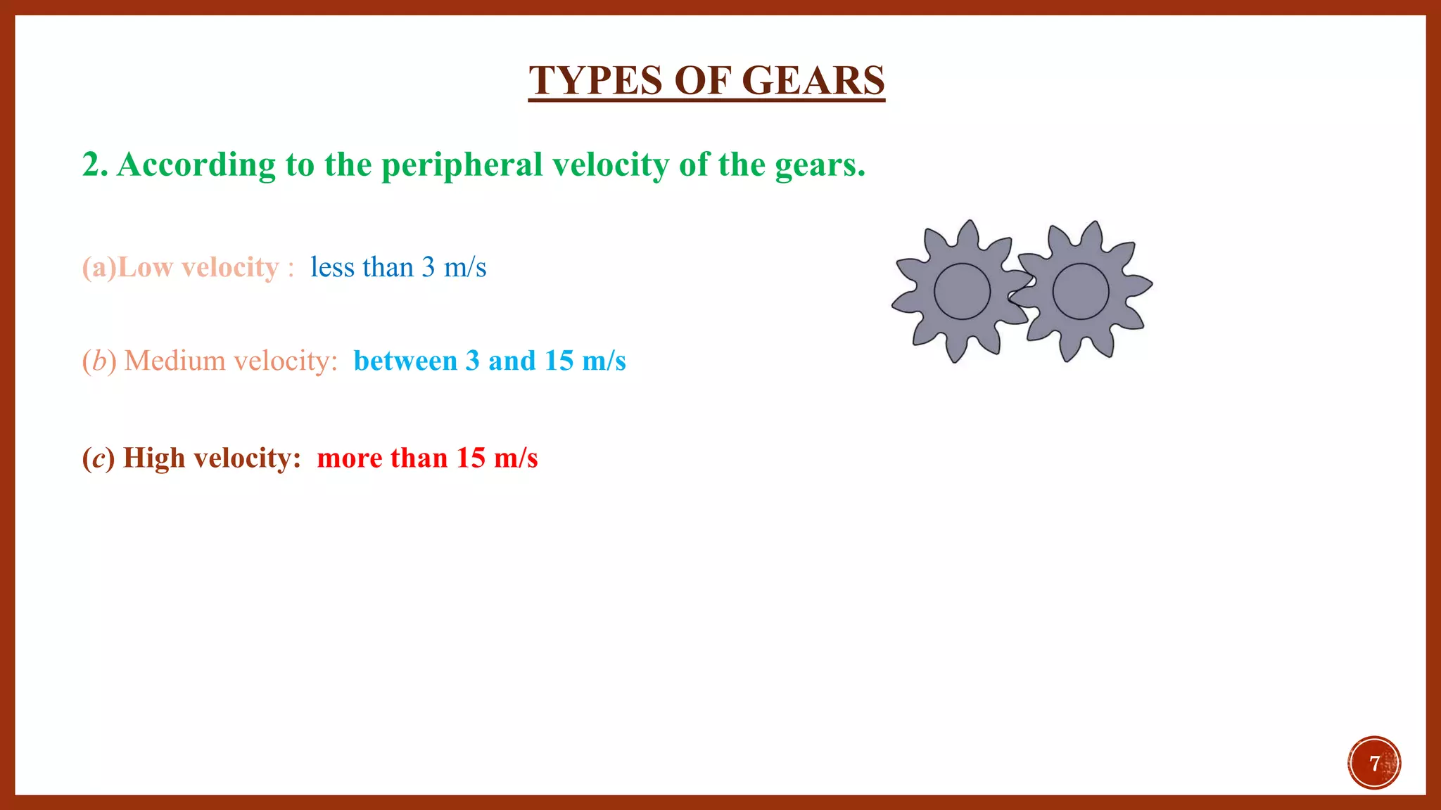 1.1 introduction of gear | PPTX