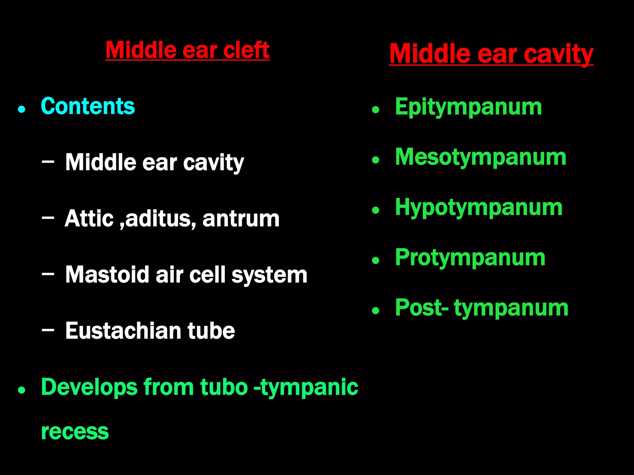1. anatomy of ear and mastoid | PPT