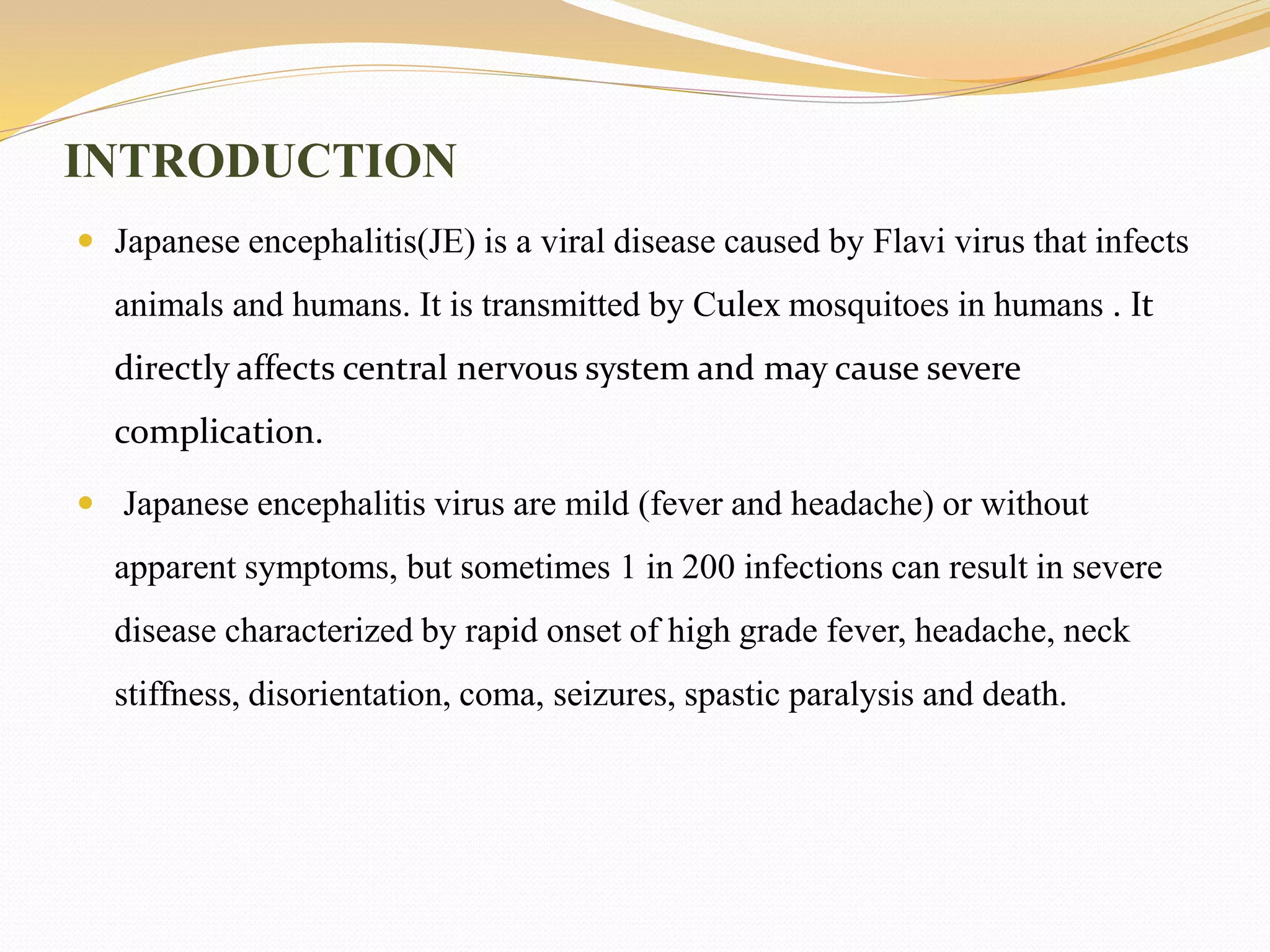 japenese encephalitis | PPTX