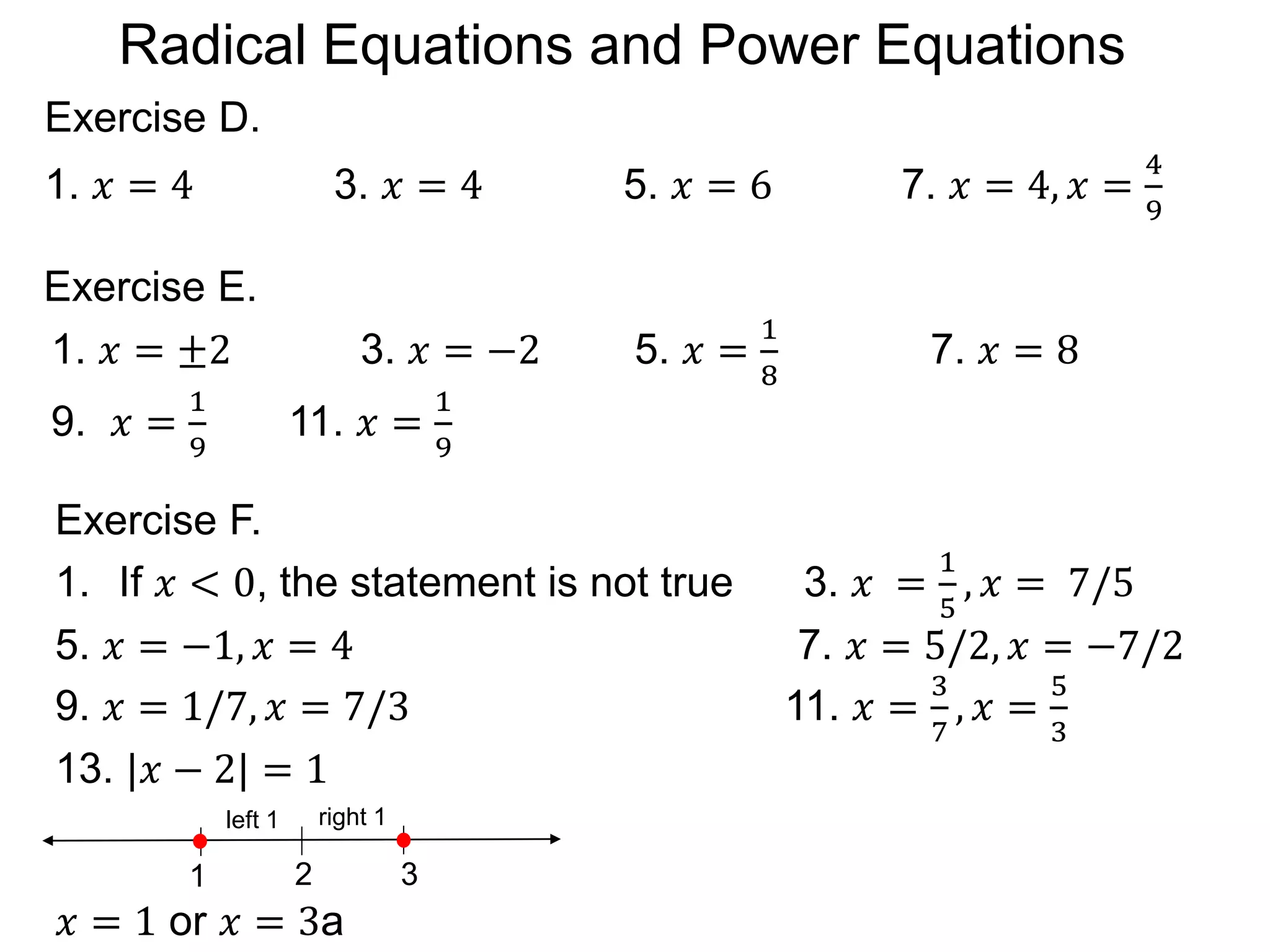 1.3 solving equations t | PPT