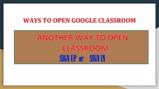 1.b.opening google classroom | PPT