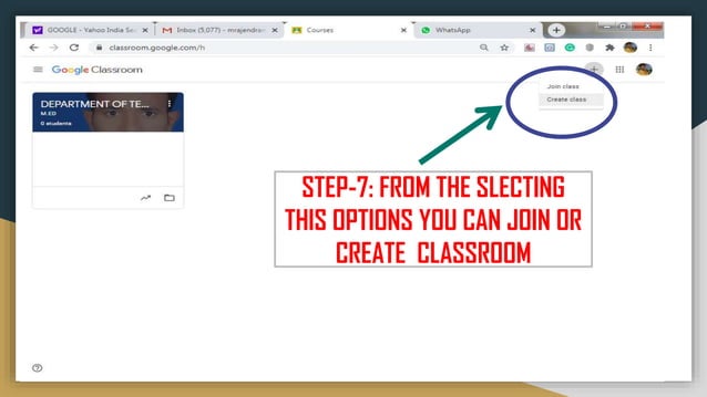 1.b.opening google classroom | PPT