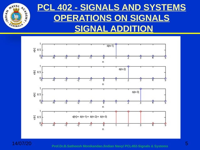 1.1.Operations on signals | PDF | Technology & Computing
