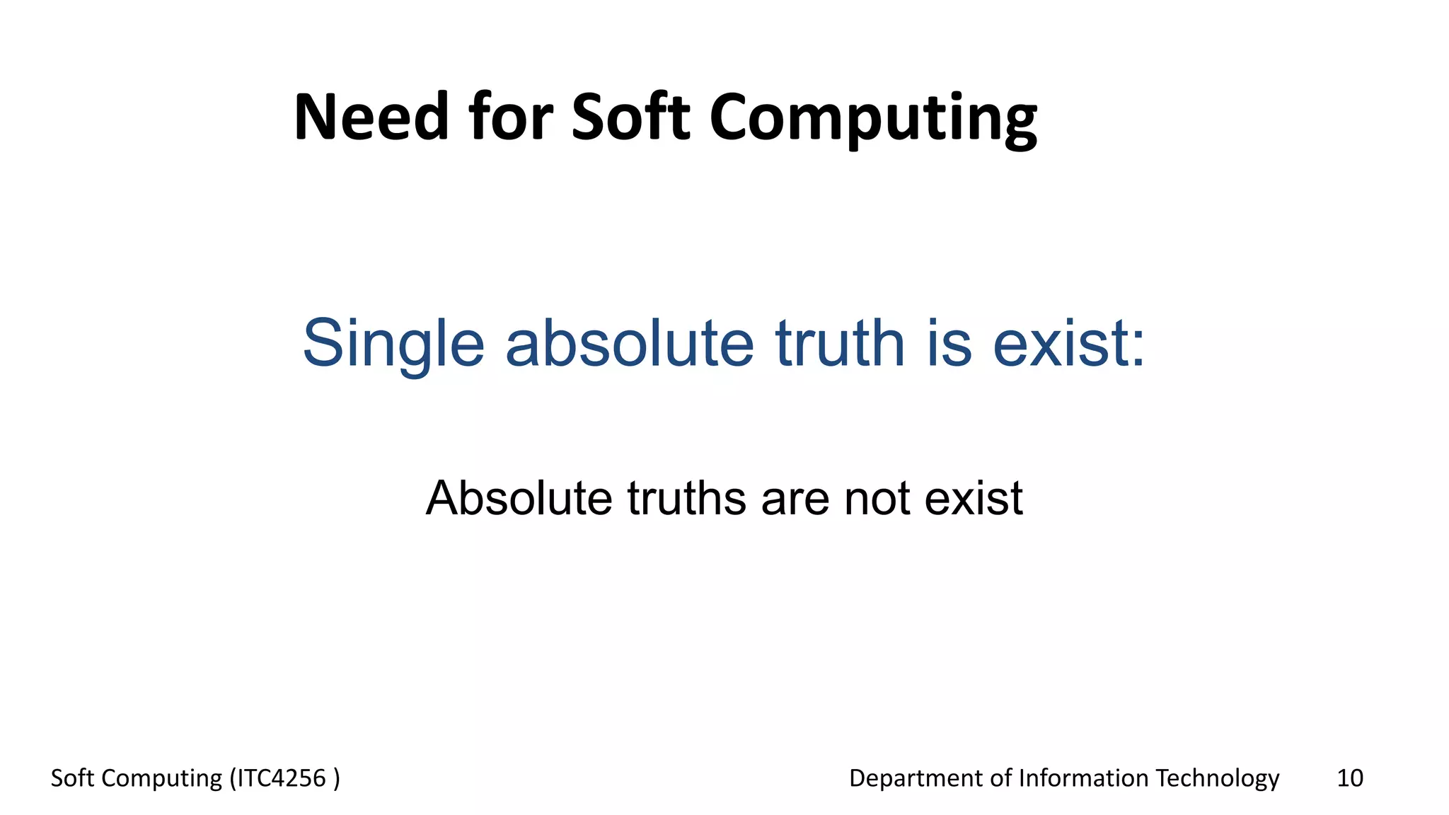 Introduction to soft computing V 1.0 | PPTX