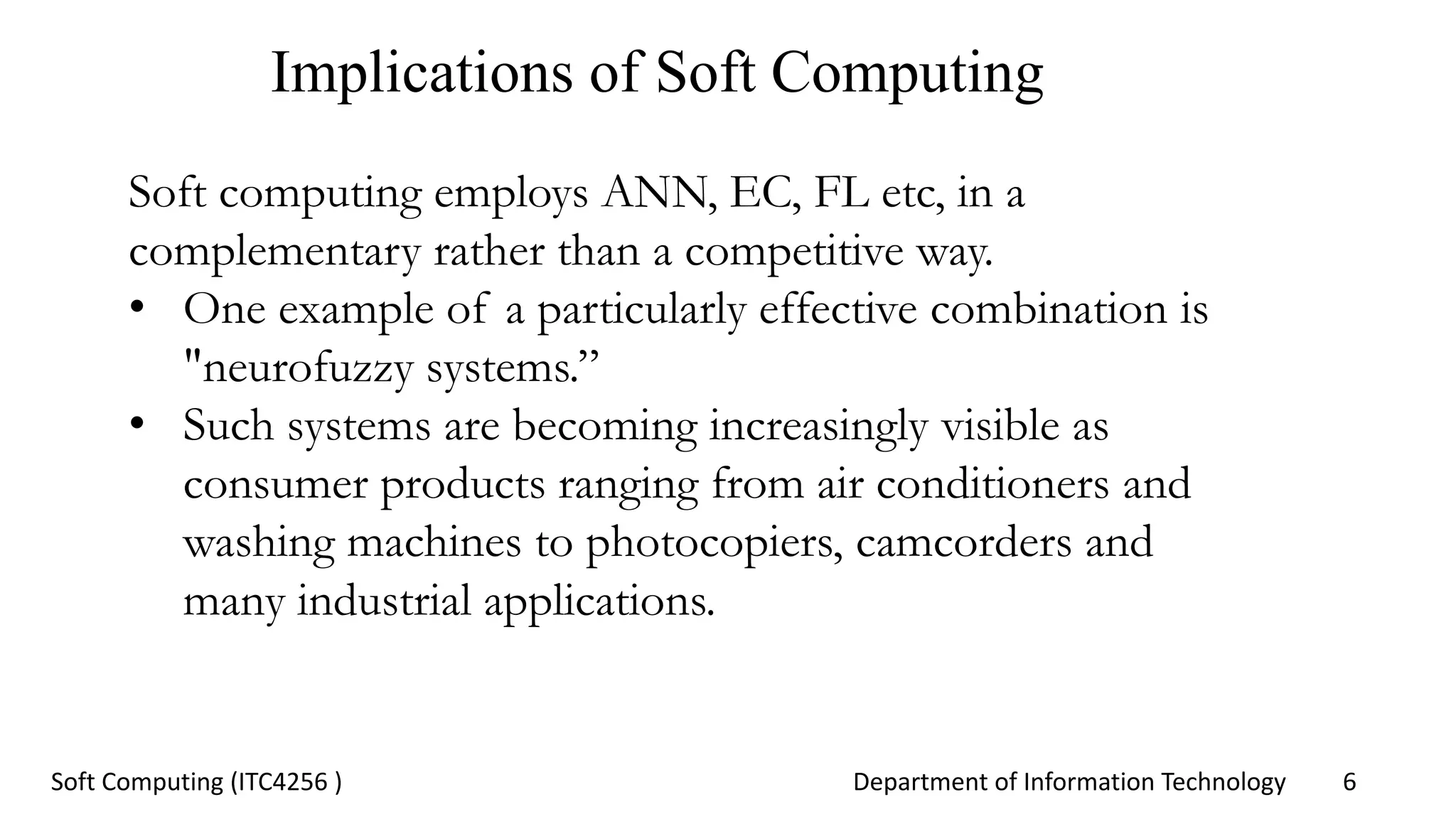 Introduction To Soft Computing V 10 Ppt
