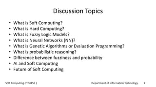 Introduction to soft computing V 1.0 | PPTX