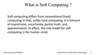 Introduction to soft computing V 1.0 | PPTX