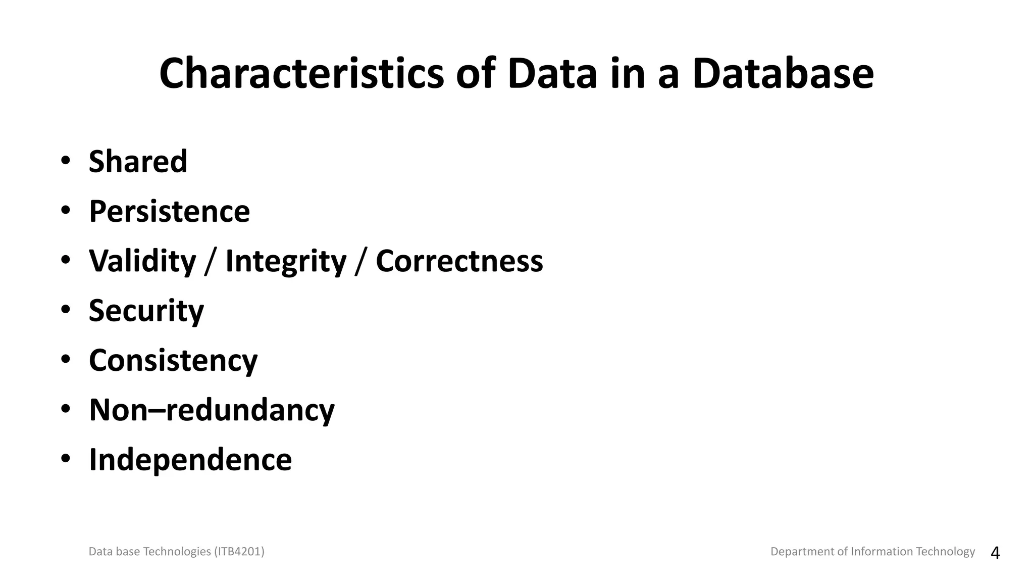 Introduction to Database Management Systems | PPTX