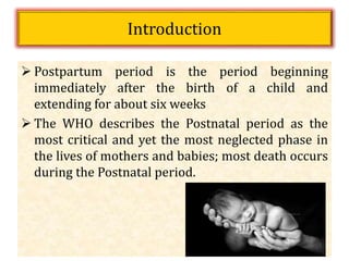 Normal Puerperium | PPTX