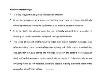 1.3 method vs methodologies | PPT | Free Download