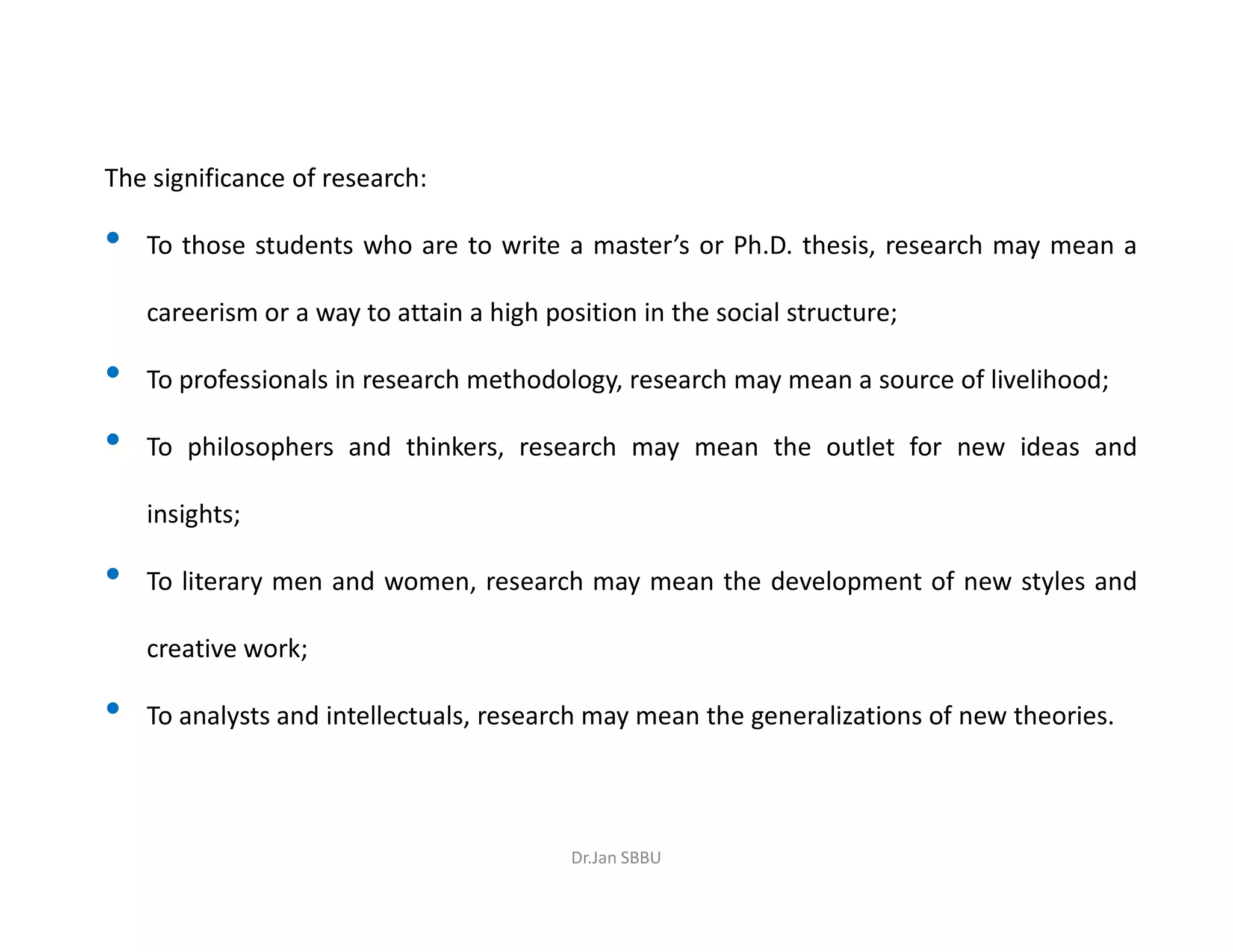 1.2 significance of research | PDF | Science
