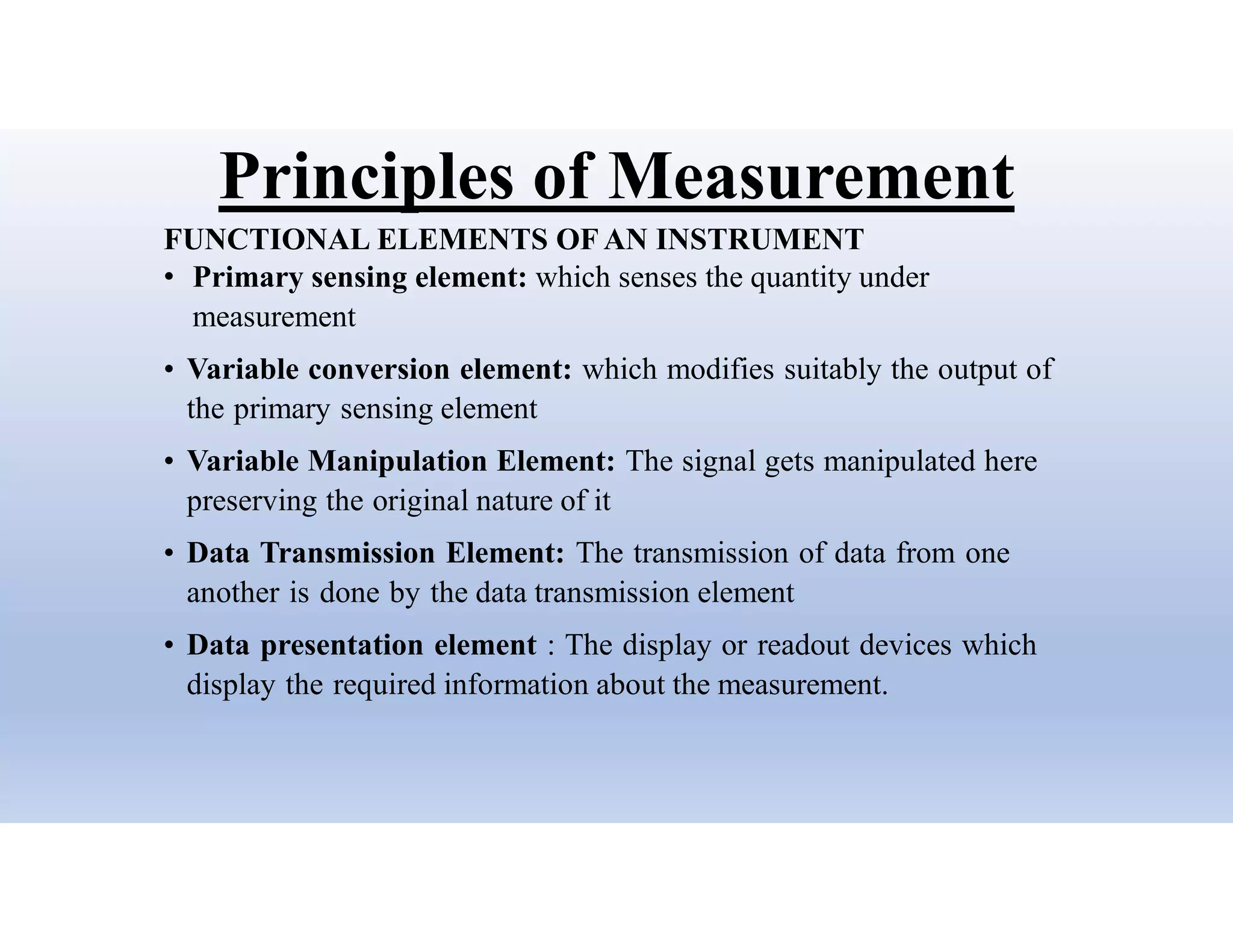 1. principles of measurement | PDF