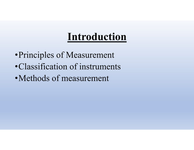 1. principles of measurement | PDF