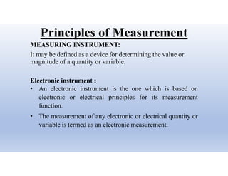 1. principles of measurement | PDF