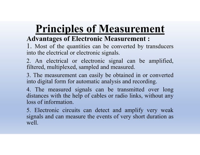 1. principles of measurement | PDF