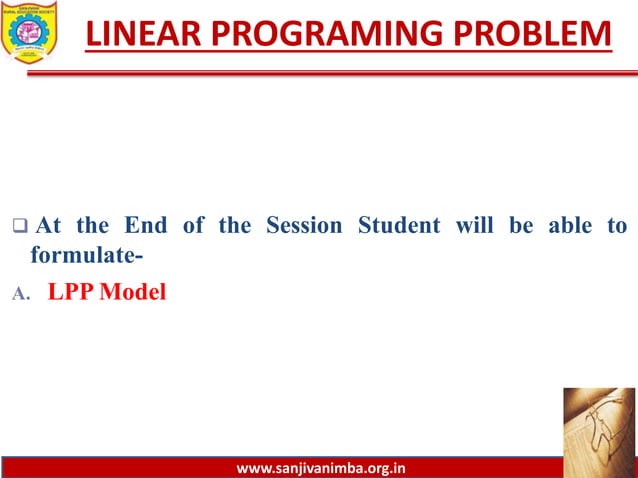 1.2 ds formulation of lpp model | PPT