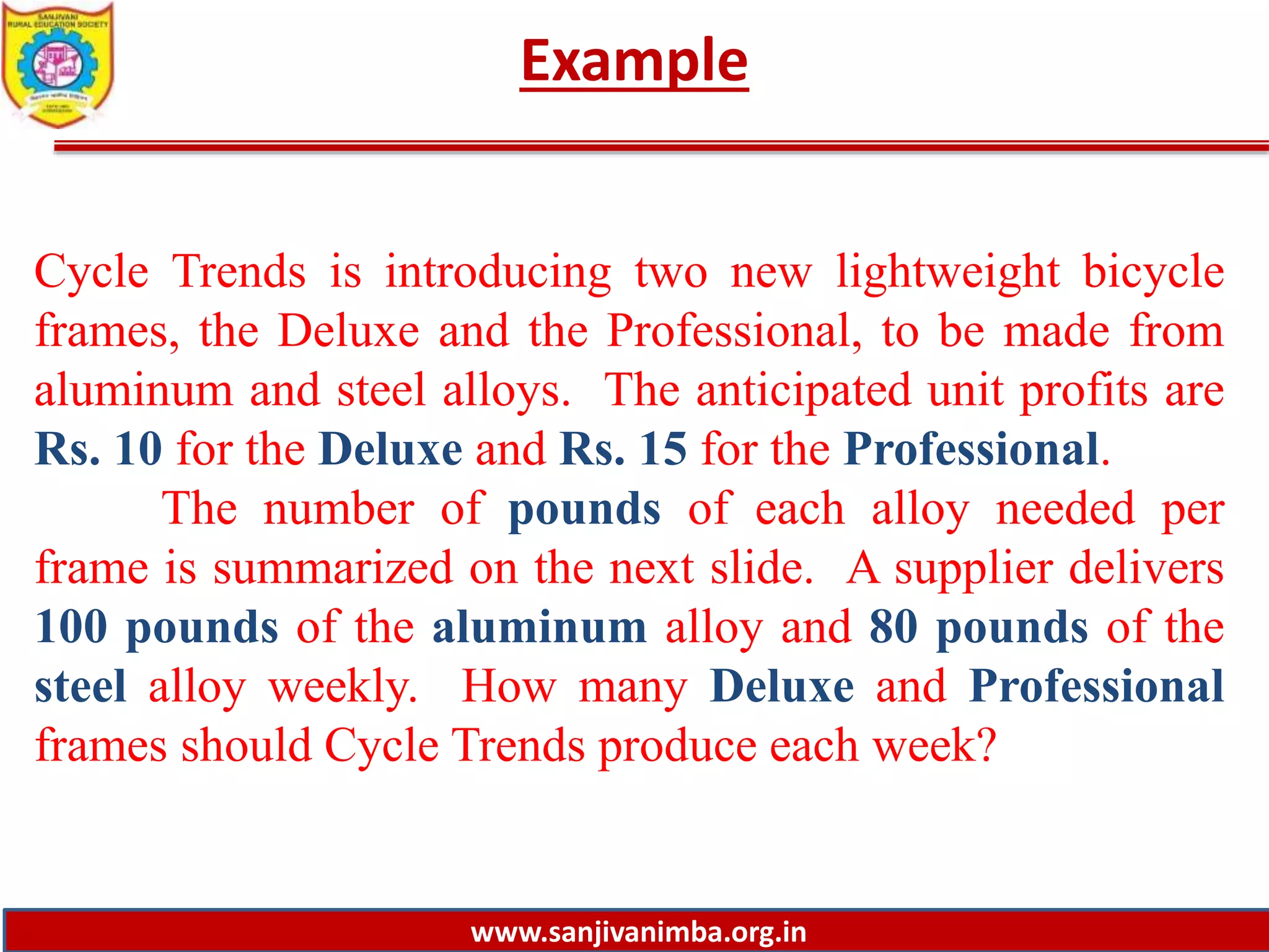 1.3 ds case 1 lpp model formulation | PPT