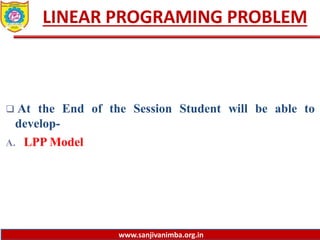1.3 ds case 1 lpp model formulation | PPT