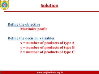 1.4 ds case 2 lpp model formulation | PPT