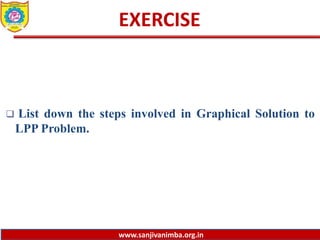 1.6 ds graphical solution linear programing problem | PPT
