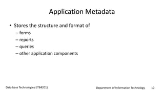 Database system structure | PPTX | Databases | Computer Software and Applications